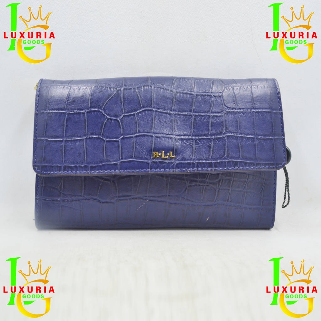 Jual TAS KULIT RALPH LAUREN TATE MINI CHAIN BLUE (Original-New), from U ...