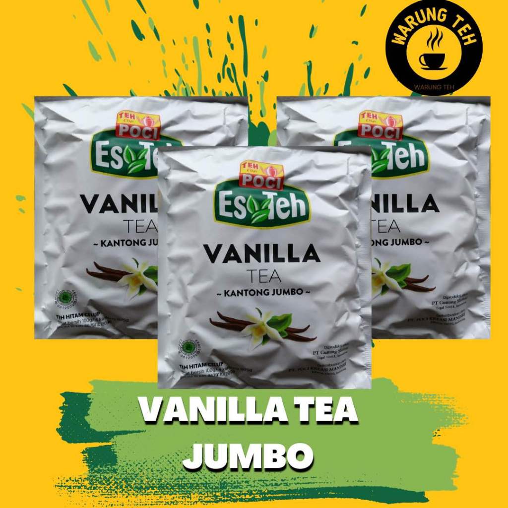 Jual TEH POCI VARIAN VANILA 4000 GR (40 PCS) | Shopee Indonesia