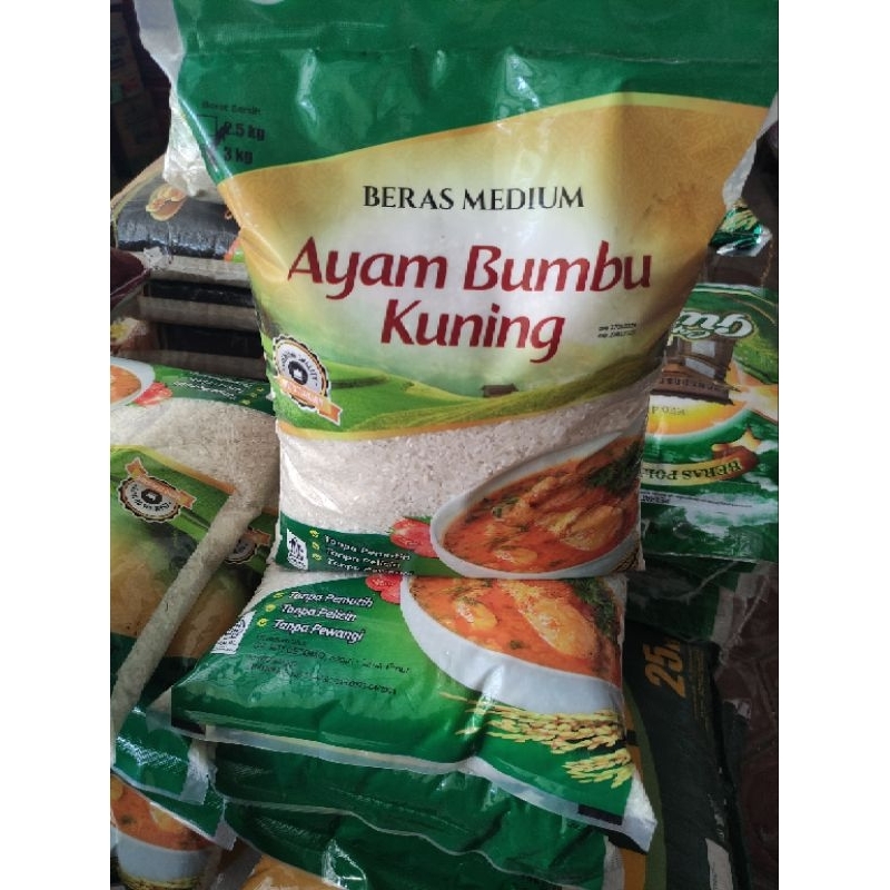 Jual Beras Ayam bumbu Kuning 3kg | Shopee Indonesia