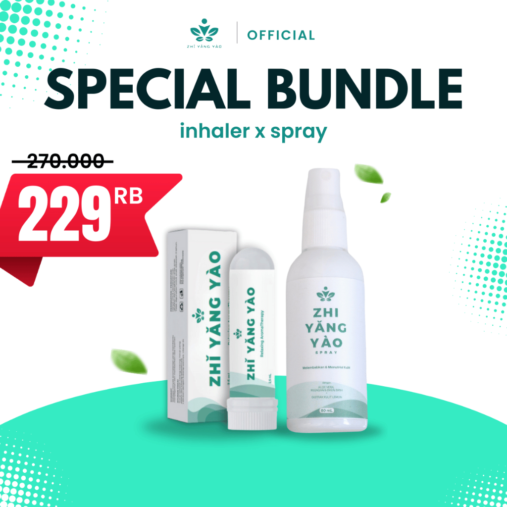 Jual Paket Hemat ZHI YANG YAO Inhaler X ZHI YANG YAO Spray Anti Gatal BPOM Original Aman Herbal ...