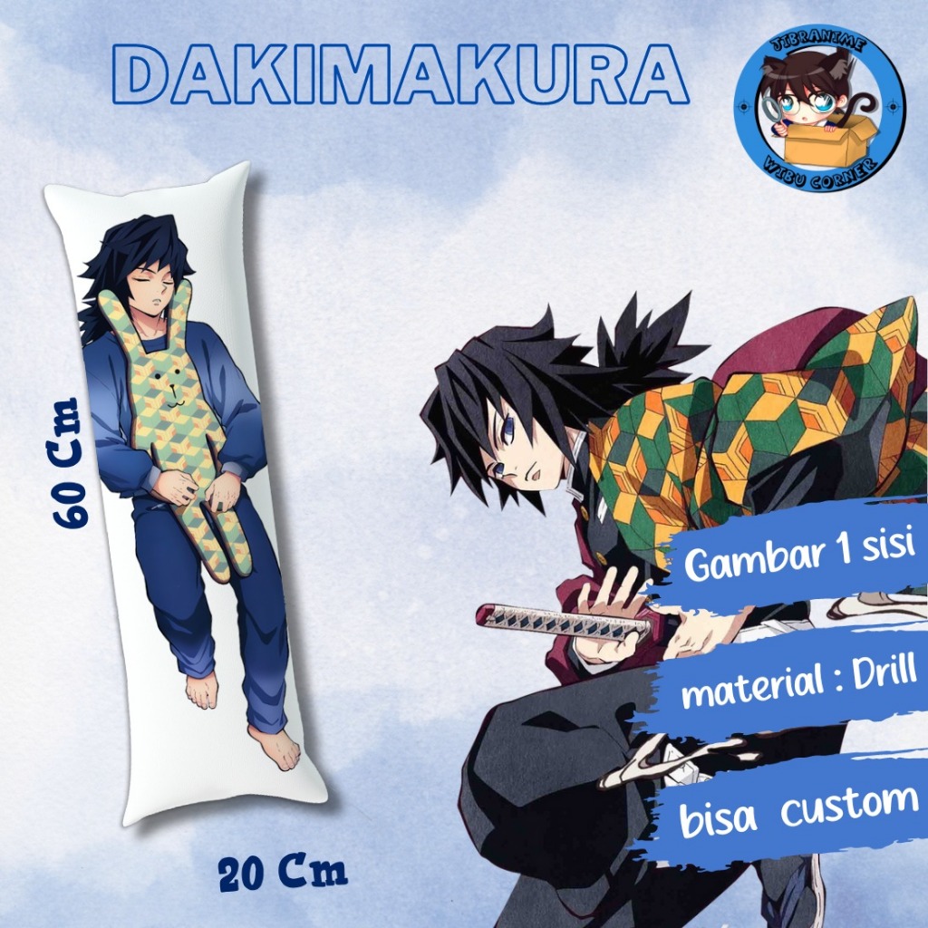 Jual dakimakura / guling giuu kimetsu no yaiba / ukuran 20x60cm / sudah ...