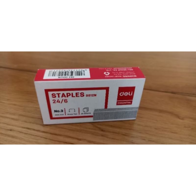 Jual Deli Isi Refill Staples/Stapler (Ukuran Besar/Stapler Putar 3 Arah ...