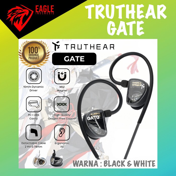 Jual Truthear Gate 10mm Dynamic Driver 1DD In-Ear Monitor IEM High ...