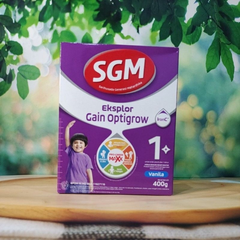 Jual SGM Eksplor Gain Optigrow 400 gr - untuk anak usia di atas 1 tahun ...