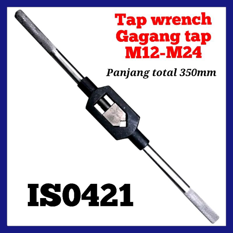 Jual Gagang Tap m12 - m24 tap wrench handle tap manual besar bahan besi ...