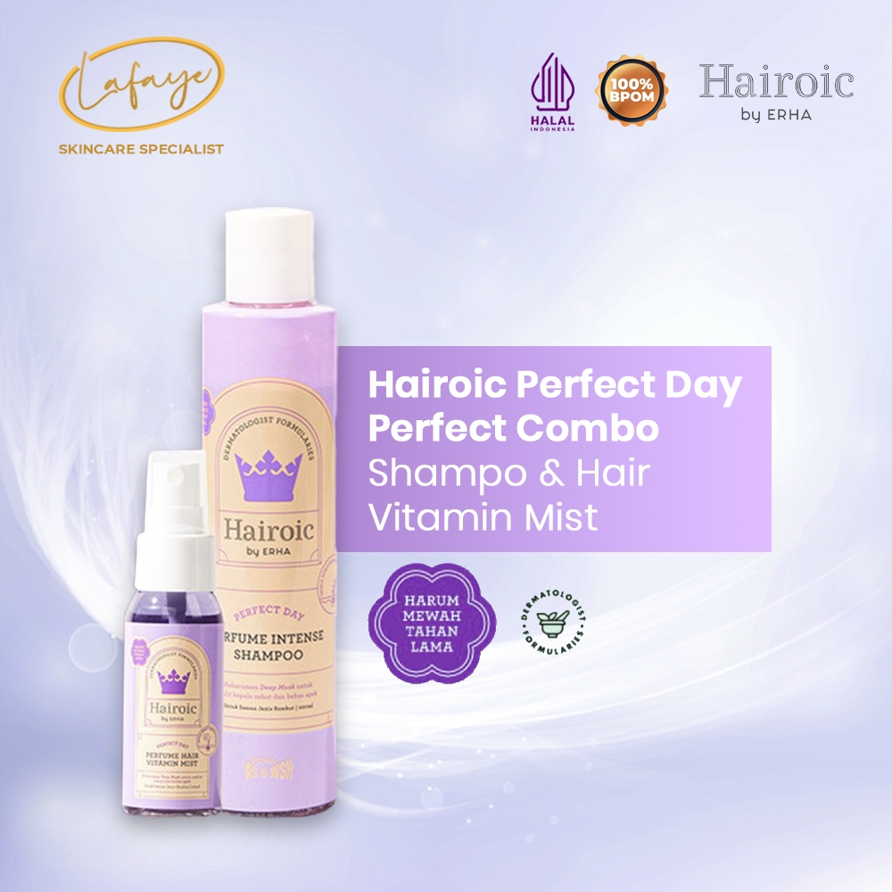 Jual Hairoic by ERHA - Shampoo dan Hair Mist Perfect Combo - Wangi ...