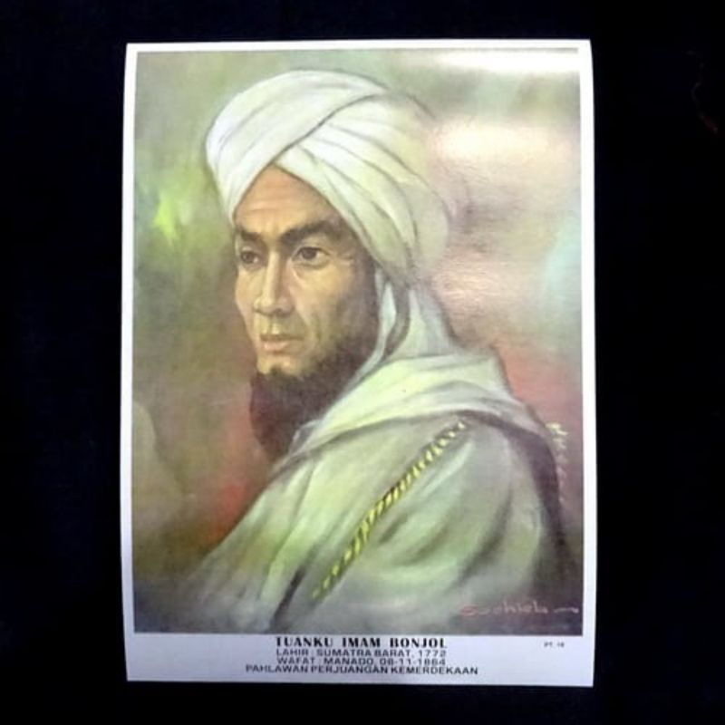 Jual POSTER TANGGUNG TUANKU IMAM BONJOL | POSTER PAHLAWAN IMAM BONJOL ...