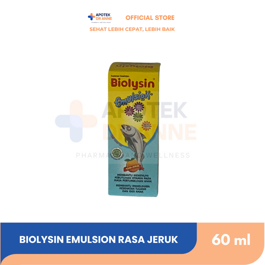 Jual Biolysin Emulsion Rasa Jeruk 60 ml | Shopee Indonesia