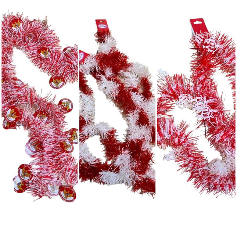 Jual Slinger Rumbai Merah Putih Hiasan Dekorasi HUT Kemerdekaan RI 17an ...