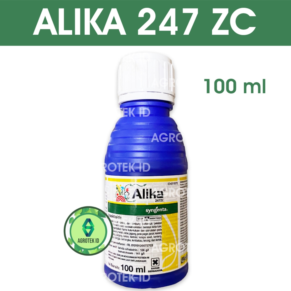 Jual ALIKA 247 ZC 100 ml Insektisida Belalang Kutu Daun Ulat Wereng ...
