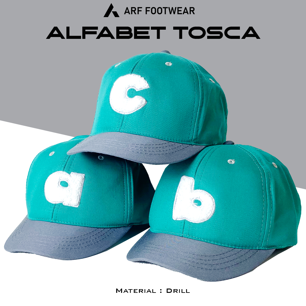 Jual Topi Inisial Huruf Alfabet Tosca Distro Bordir Towel Baseball Pria ...