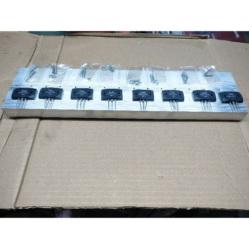 Jual 4 Set Sanken 2SC2922 2SA1216 5DY no2 Plus Heatsink 5 Sirip 40CM Mika Baut Set | Shopee ...