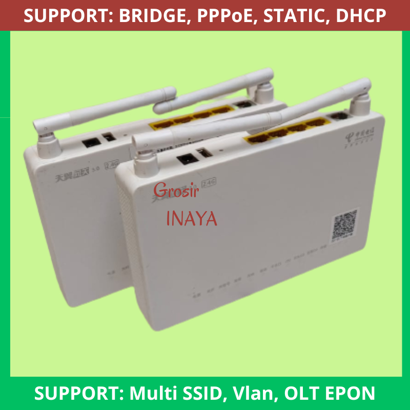 Jual MODEM ZTE F450 EPON ONU + WIFI UNTUK FTTH PLUS ADAPTOR | Shopee ...