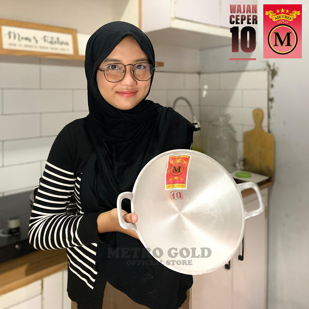 Jual METROGOLD - WAJAN CEPER NO. 10 ALAT PENGGORENGAN BAHAN ALUMUNIUM ...