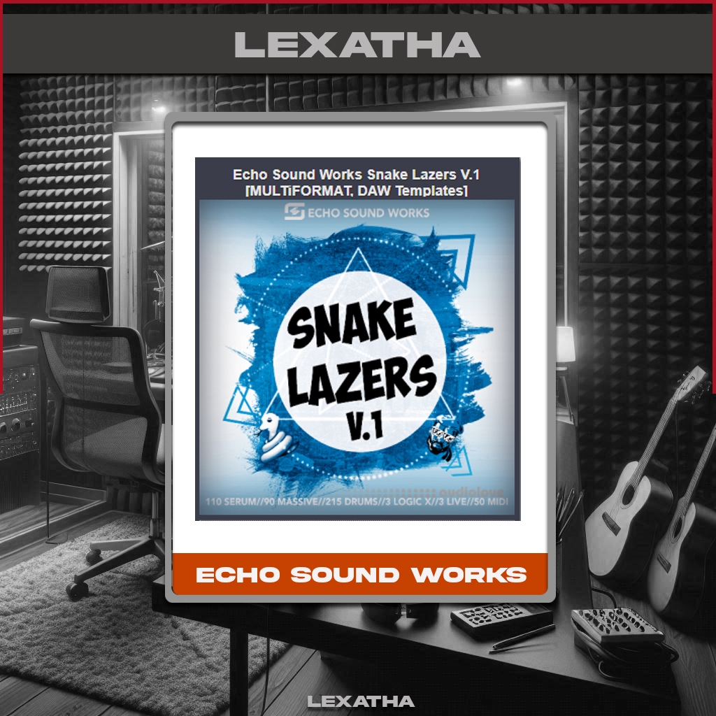 Jual Echo Sound Works Snake Lazers V.1 [MULTiFORMAT, DAW Templates ...