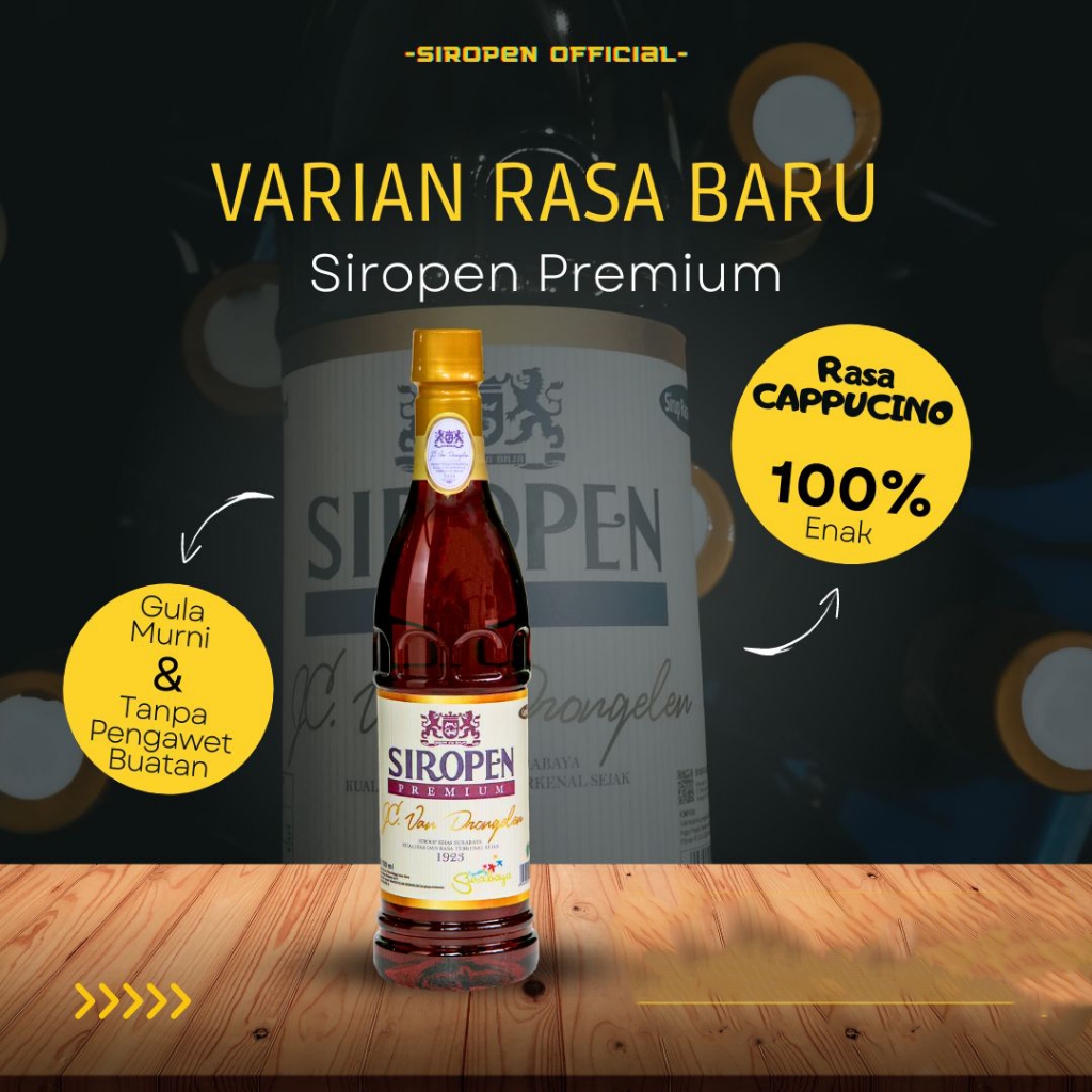Jual Sirup Cappucino Siropen Premium 700ml | Shopee Indonesia