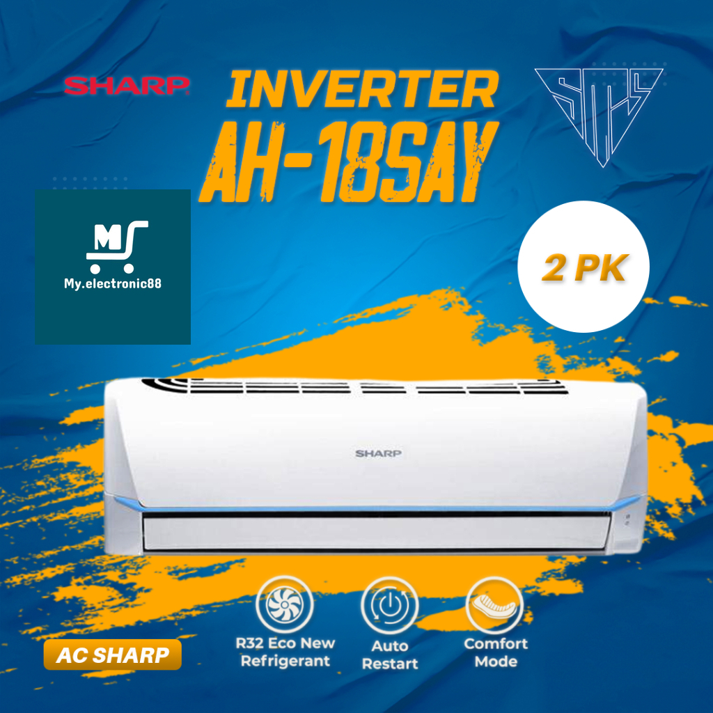Jual AC SPLIT STANDAR SHARP 2 PK(AHA-18SAY) | Shopee Indonesia