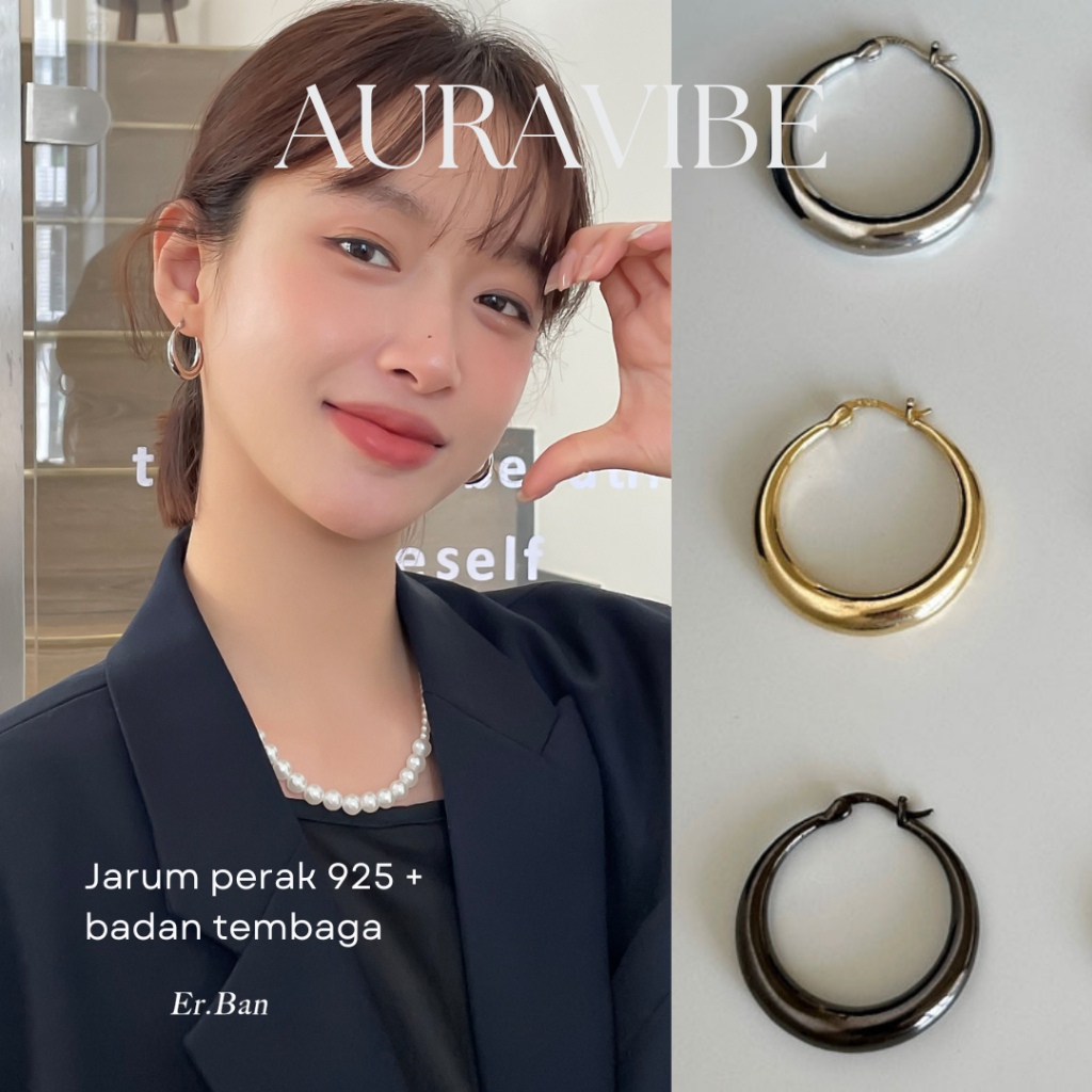 Jual Anting Perak 925 Anting Lingkaran Polos Desain Khusus, Anting ...