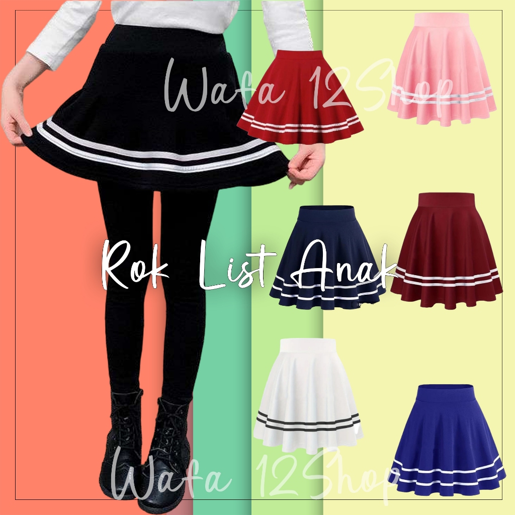 Jual Rok Anak Perempuan, Rok Pendek Anak, Pok Mini anak, rok anak ...