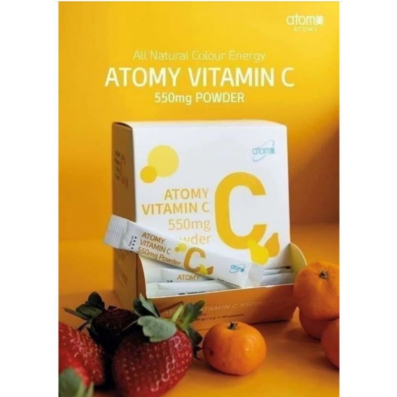 Jual atome color food vitamin c 1 box isi 90sachet exp.2025 | Shopee ...
