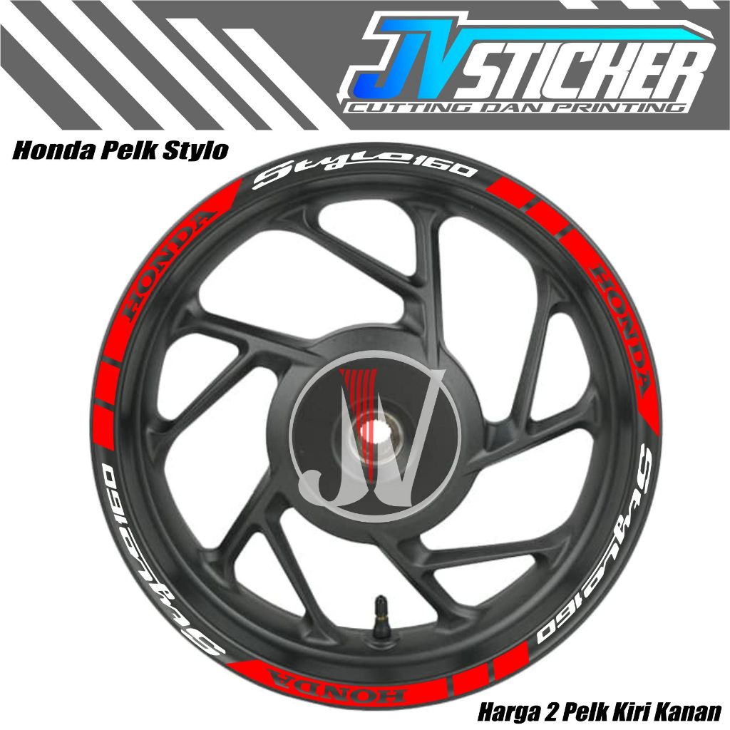 Jual stiker pelk honda stylo 160 cutting sticker motor murah variasi ...