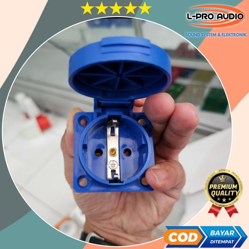 Jual Panel Soket IP54 tempel Panel Mounting Waterproof stop kontak ...