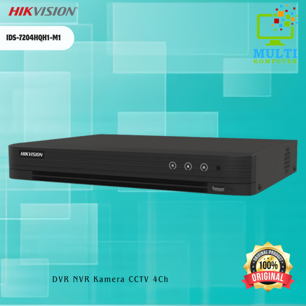 Jual DVR HIKVISION 4CH iDS-7204HQHI-M1/E TURBO ACUSENSE DVR SUPPORT 5MP ...
