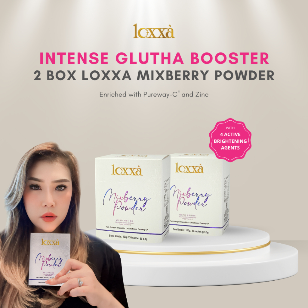 Jual LOXXA MIXBERRY POWDER Brightening Mencerahkan dan Melembabkan ...