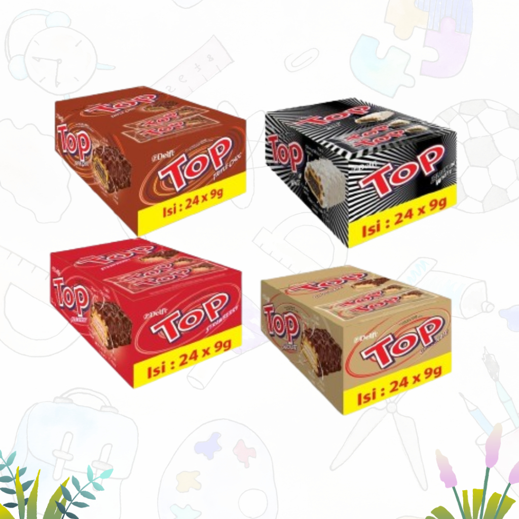 Jual Delfi TOP Wafer All Varian Rasa 24x13gr (1Box) | Shopee Indonesia