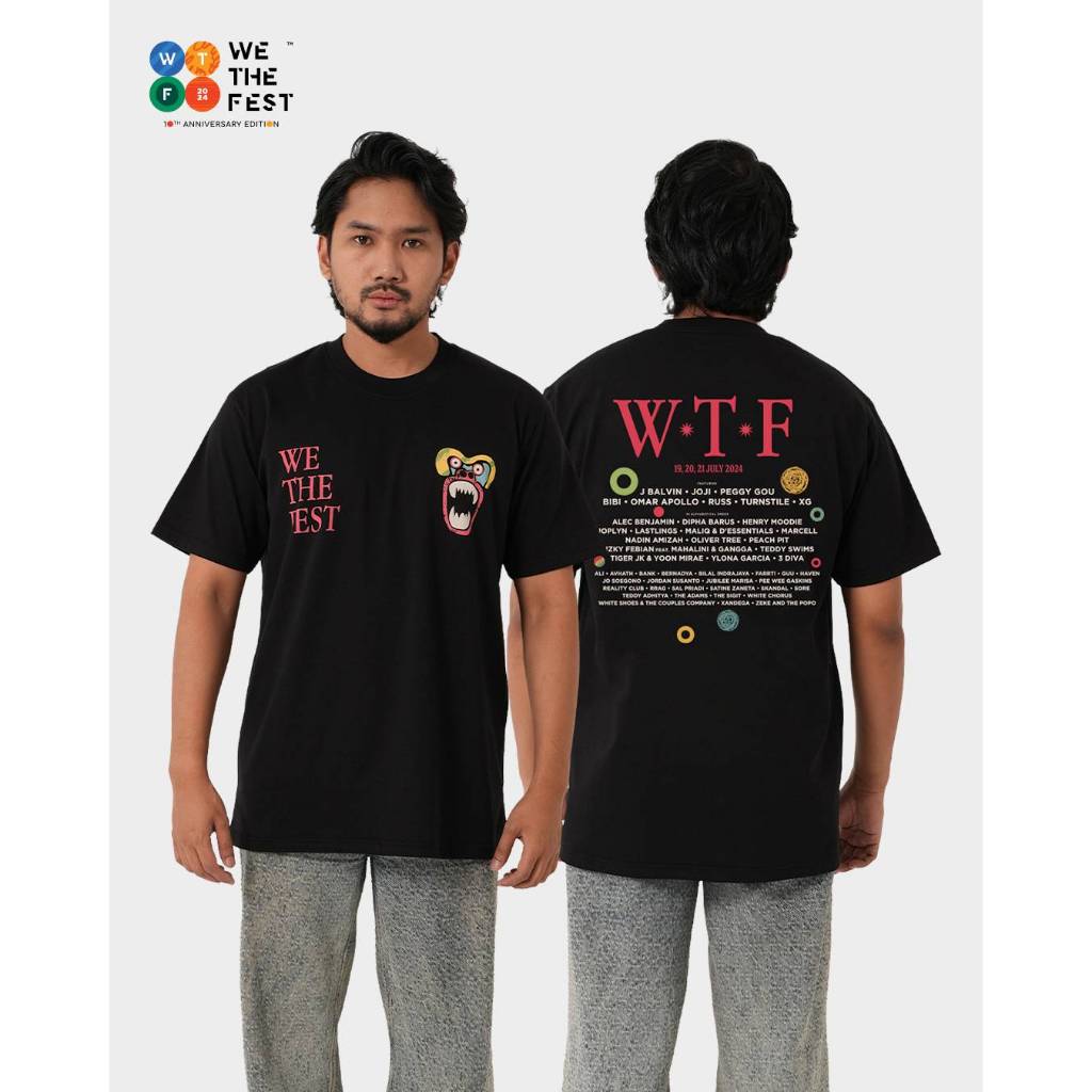 Jual Kaos WTF Primal Force Black Tee | Shopee Indonesia