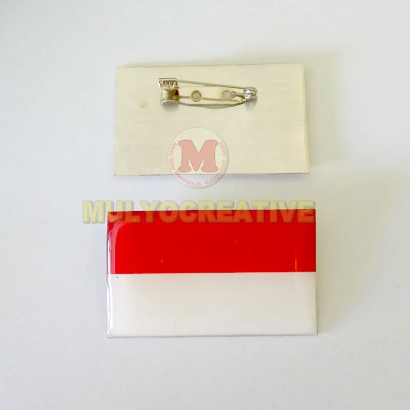 Jual Pin Bendera Merah Putih - Lencana Bendera Indonesia Lebar 3cm ...