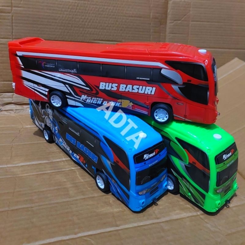 Jual Mainan Bus Basuri Telolet Nyala Musik BO | Shopee Indonesia
