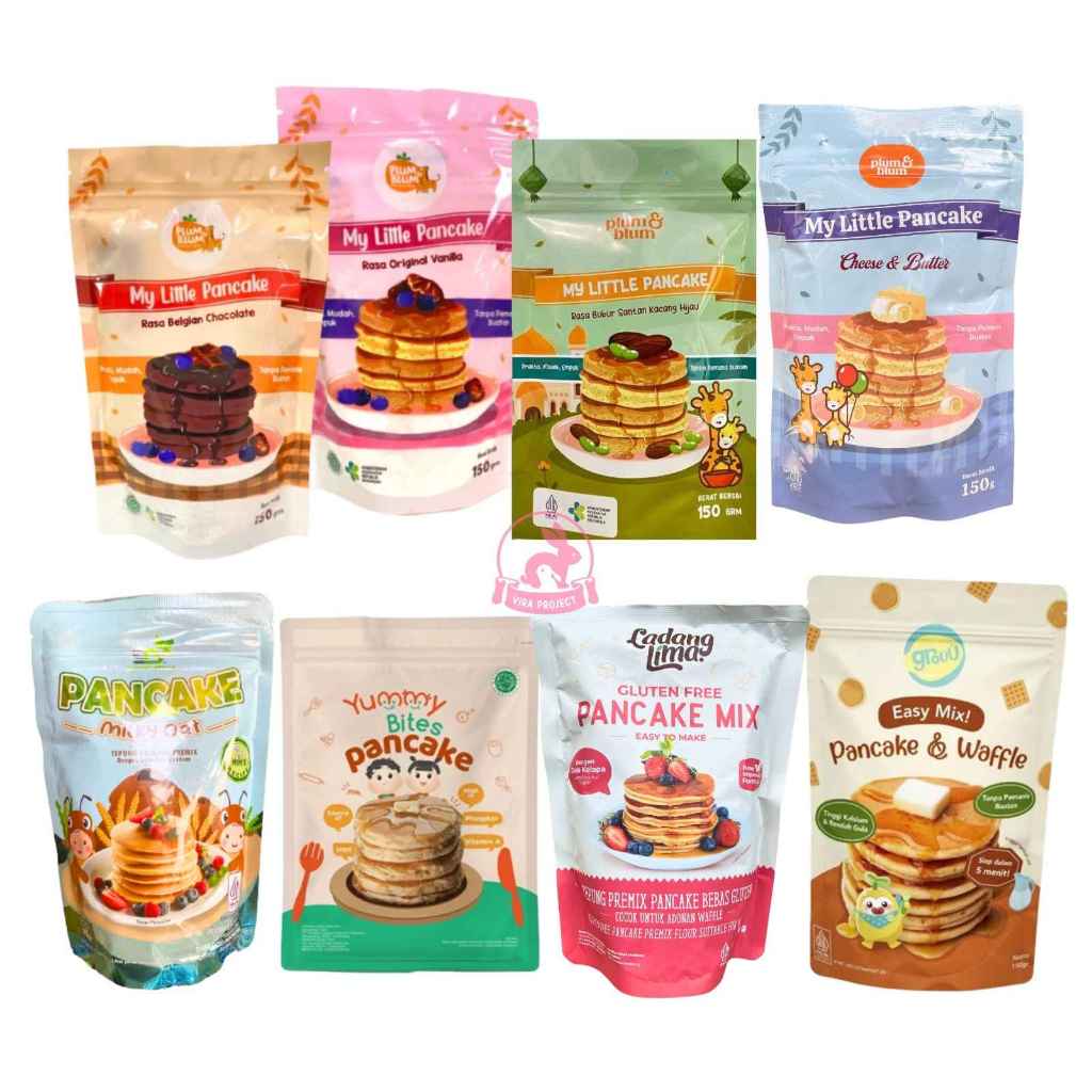 Jual GROUU TEPUNG PANCAKE MIX LADANG LIMA PLUM&BLUM YUMMY BITES/TEPUNG ...
