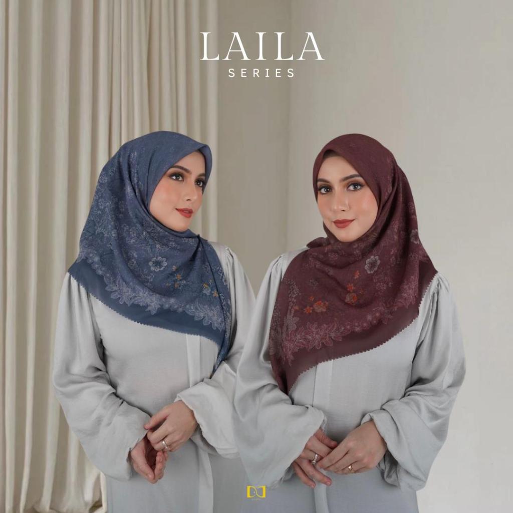 Jual LAILA series ( hijab | jilbab | persegi print ) | Shopee Indonesia