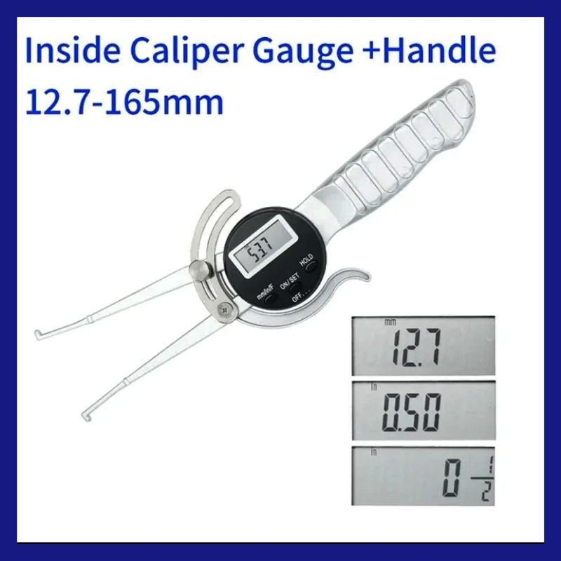 Jual micro dalam digital inside caliper gauge 12.7mm - 165mm alat ukur ...