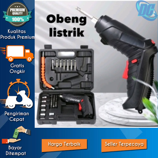 Jual OBENG LISTRIK Mesin Obeng Listrik Bor Cordless Tools Screwdriver ...