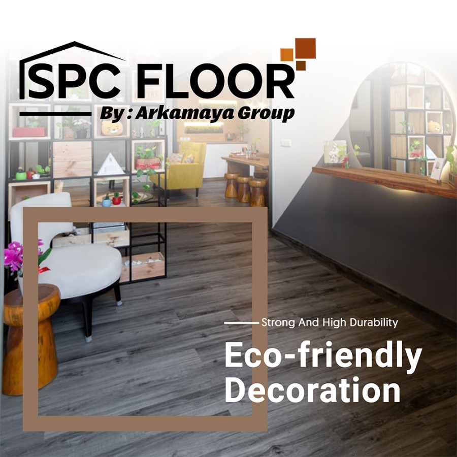 Jual Lantai SPC Flooring Premium Motif Kayu Tebal 5mm | Flooring SPC ...