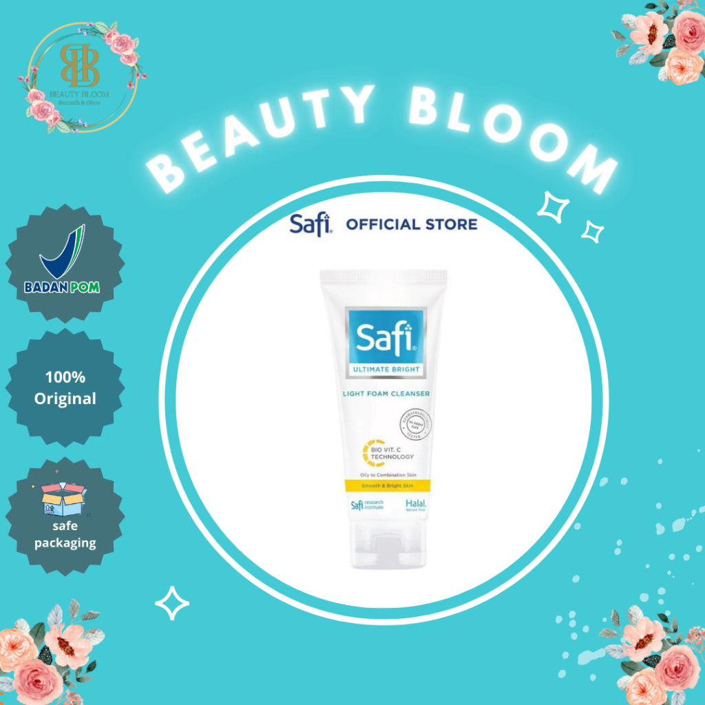 Jual SAFI ULTIMATE BRIGH BRIGHT SKIN | LIGHT FOAM CLEANSER - 100 ml | Shopee Indonesia