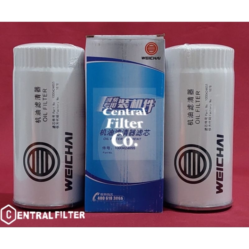 Jual 1000424655 Oil Filter Weichai | Shopee Indonesia