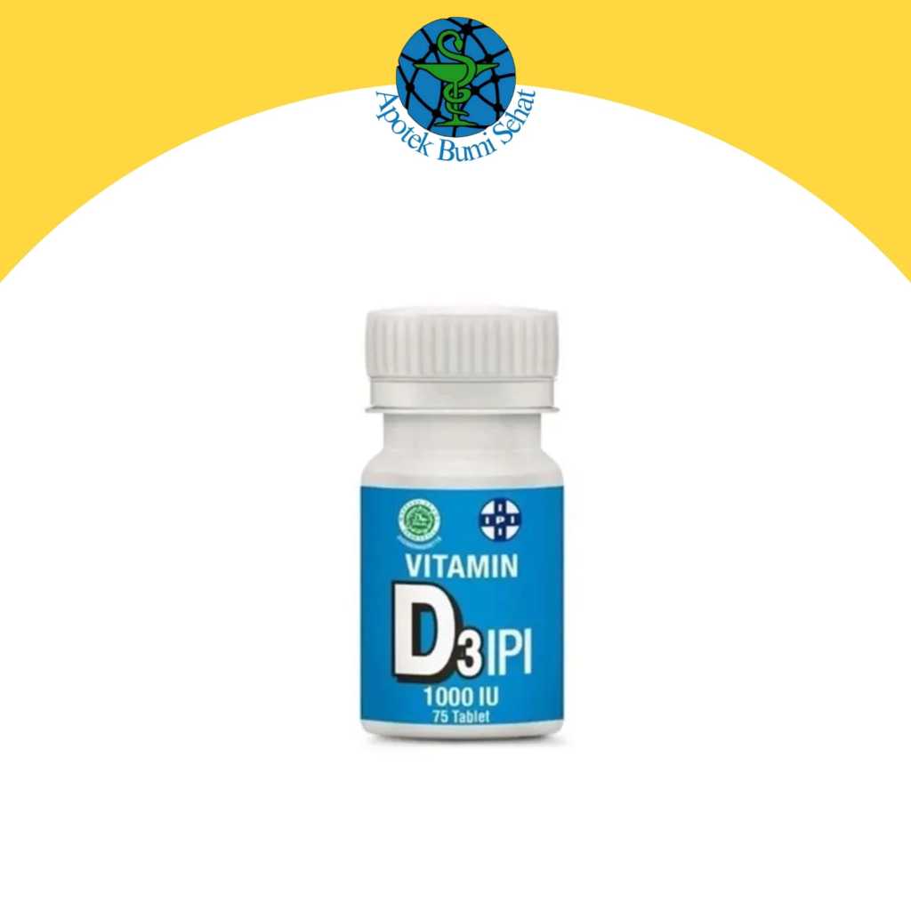 Jual Vitamin D3 1000 IU IPI 30 Tablet | Shopee Indonesia