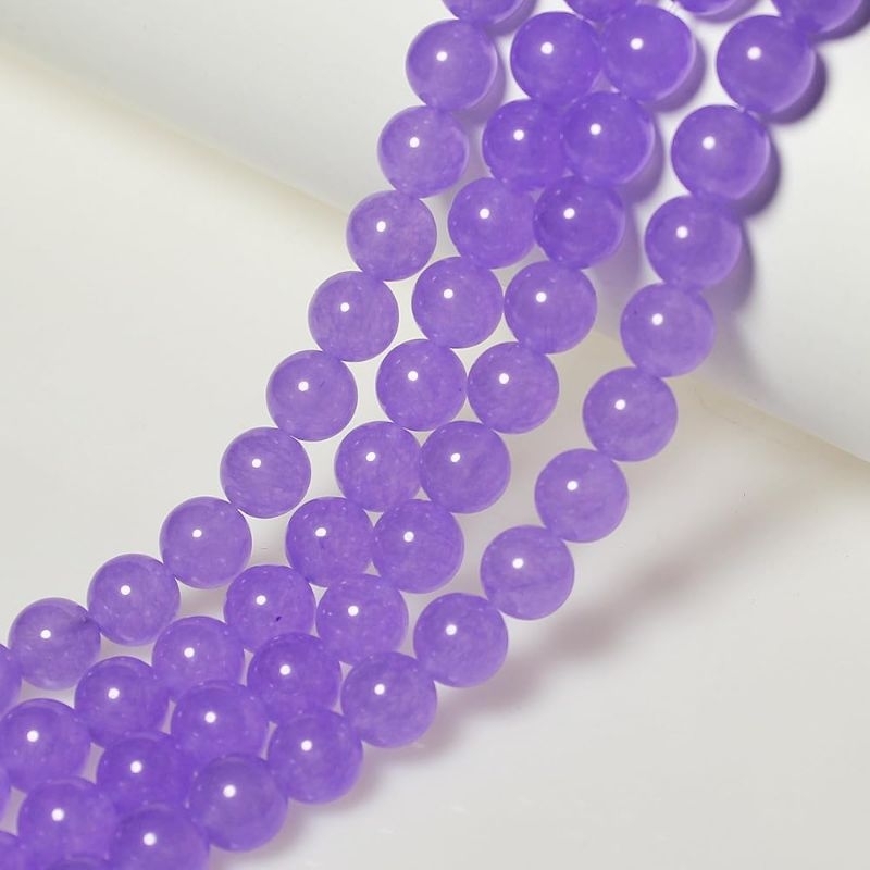 Jual Batu Alam Jade Ungu Lavender 8mm | Shopee Indonesia
