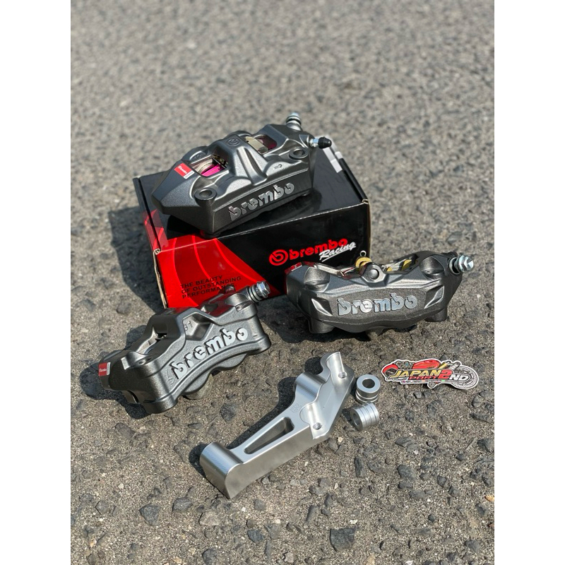 Jual kaliper brembo import detail original kaliper brembo set braket pnp ninja rr not kaliper ...