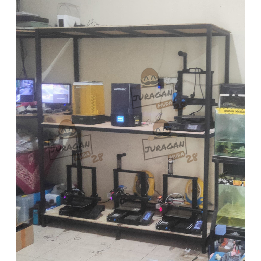 Jual Rak Besi Susun 3 Tempat Printer Tempat 3D Printer Serbaguna ...