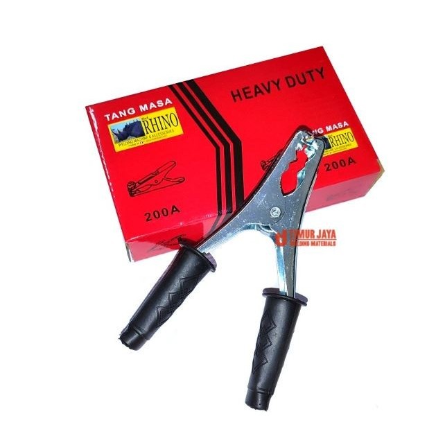 Jual RHINO Tang Massa Rhino 200A / Jepitan Kawat Las Stang Masa 200 Amp ...