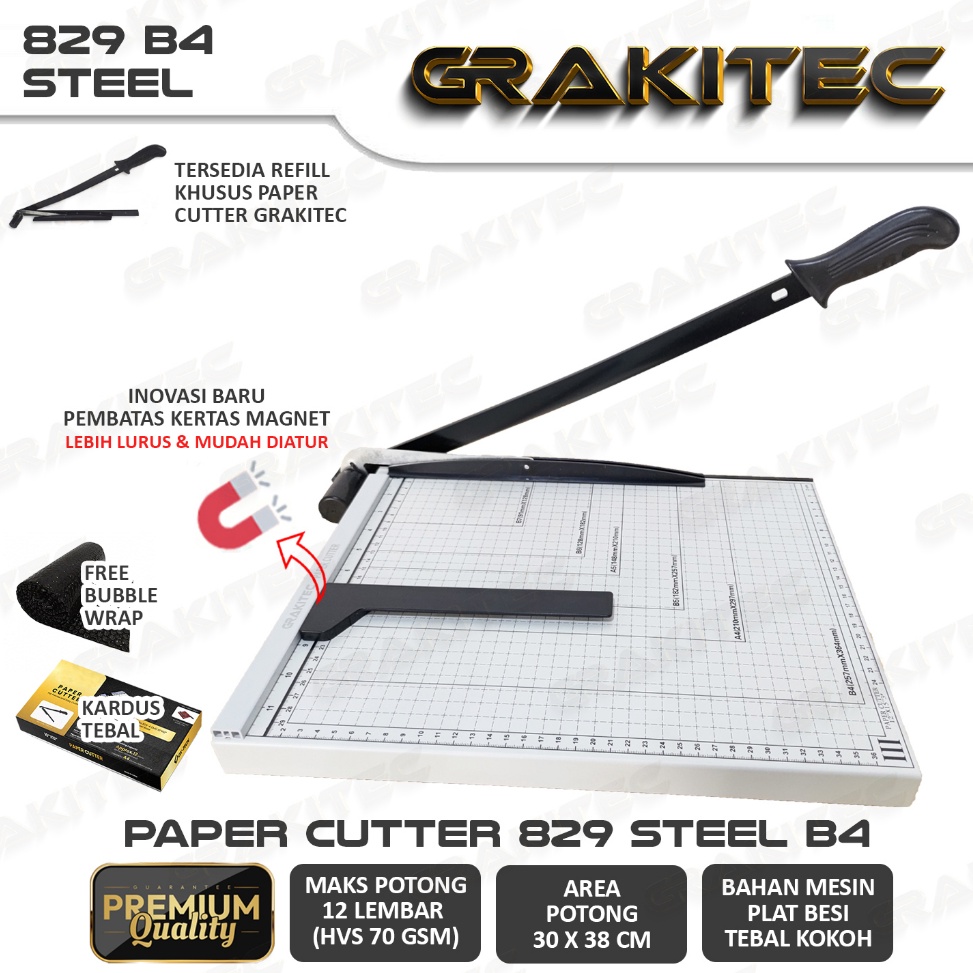 Jual Paper Cutter B4 Lebih Besar Dari F4 Alat Potong Kertas Pemotong