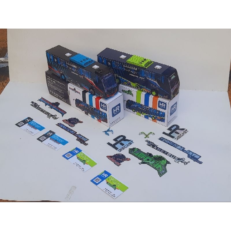 Jual miniatur papercraft bus tunggal jaya darthvater dan jedha skala 50 ...