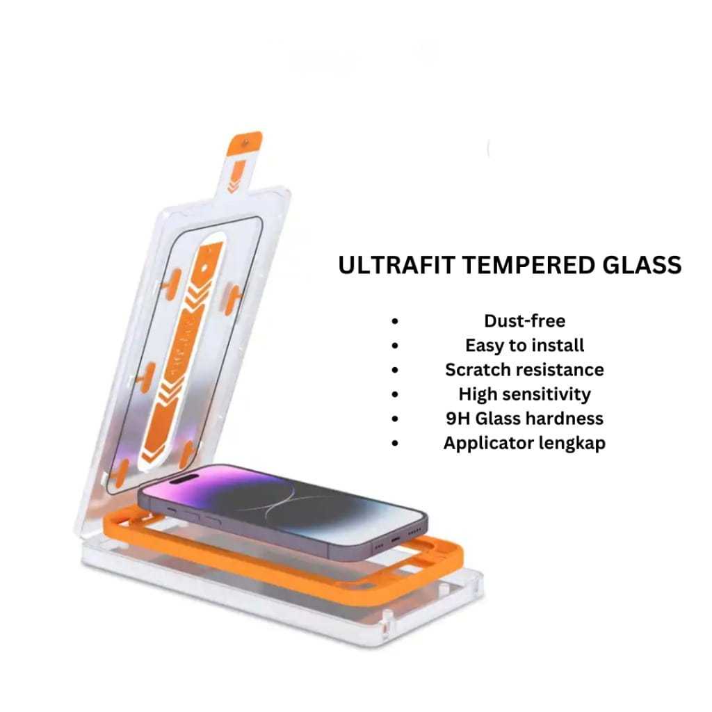 Jual Ultrafit Tempered Glass Clear iPhone 11 11 Pro Max 12 12 Pro 12 ...