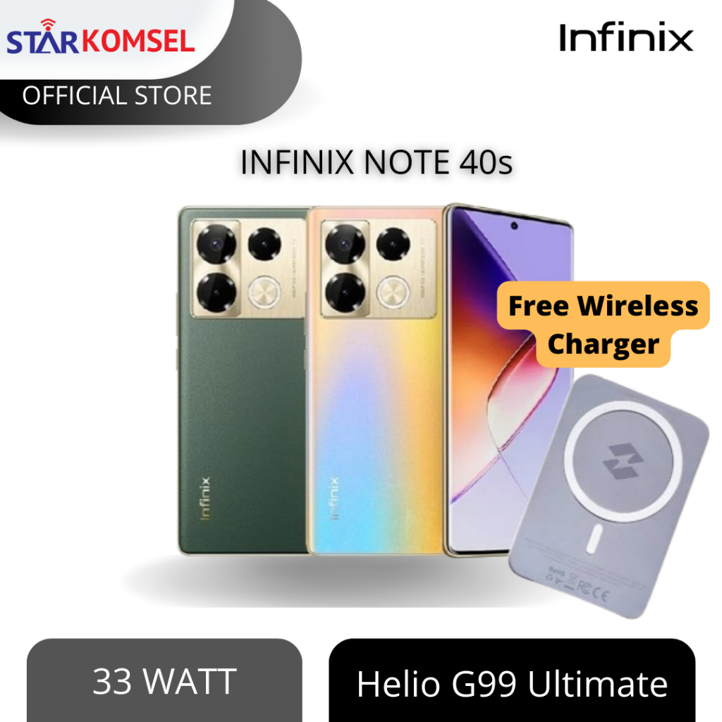 Jual HP INFINIX NOTE 40s 8/256 NFC GARANSI RESMI INFINIX | Shopee Indonesia