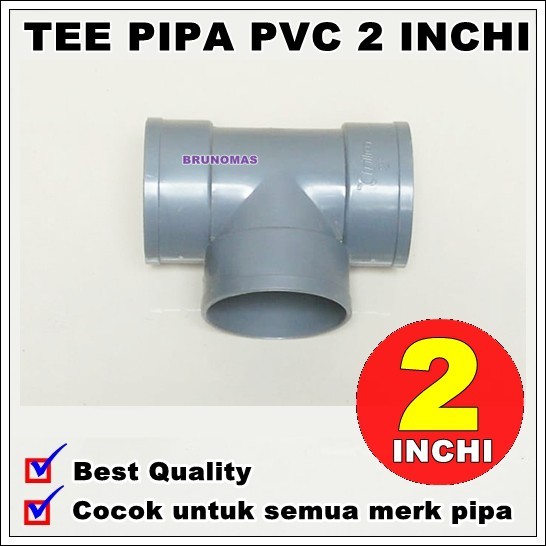 Jual Sambungan Pipa Tee T Pipa PVC Trilliun 1 1/4", 1 1/2", 2" 2 1/2, 3 ...