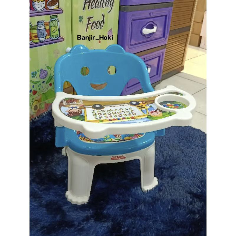 Jual Banjir Hoki Meja makan anak bangku mpasi baby chair multifungsi ...